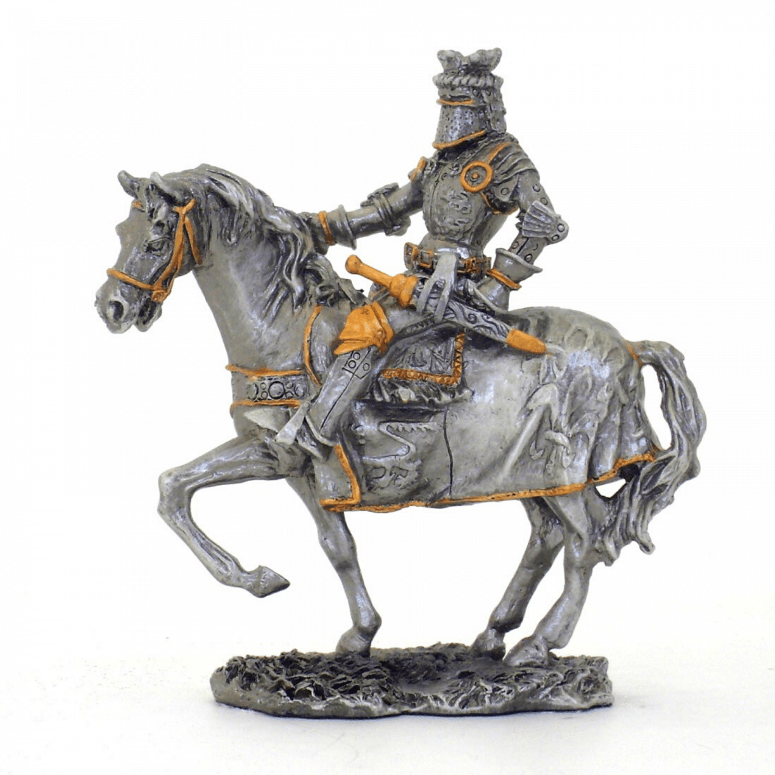 Statuette - Noble chevalier au trot - Statuette.fr