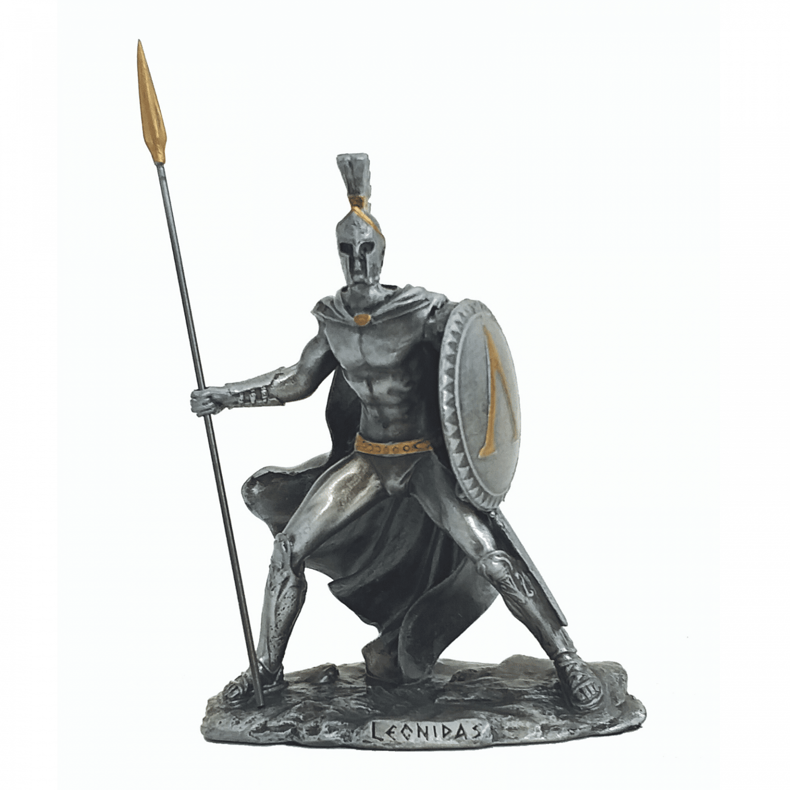 Statuette - Dieu Apollon avec son bouclier et son arc - Figurines ...