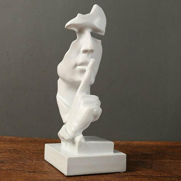 Statue Homme Blanc Chut - Statuette.fr