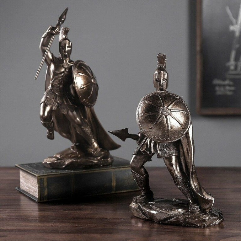 Statue Grecque Homme Soldat - Statuette.fr
